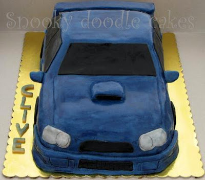 Snooky doodle Cakes: Subaru Impreza cake
