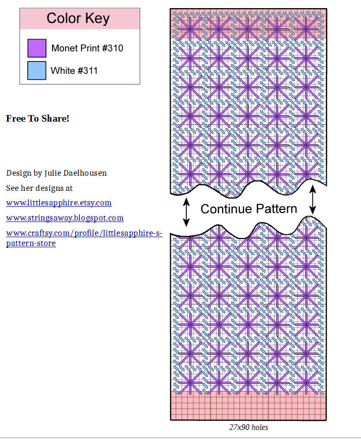Strings Away!: Free Friday: Summery Windsock