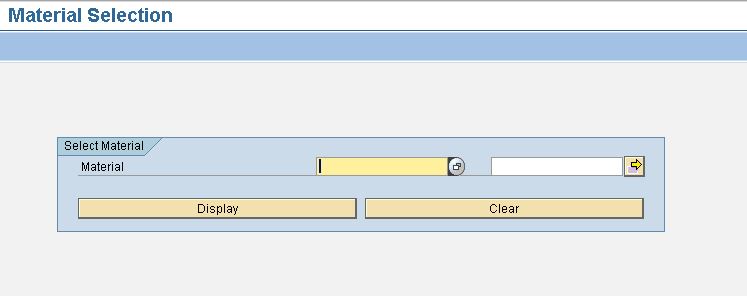 SAP ABAP 4 Tutorial: Table Control Output by Select Option Input