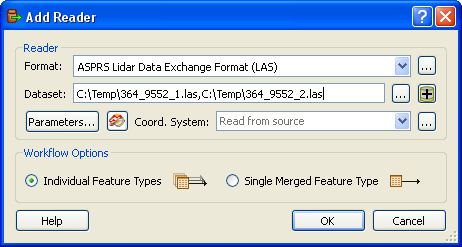 dominoc925: Merge LiDAR LAS files using FME
