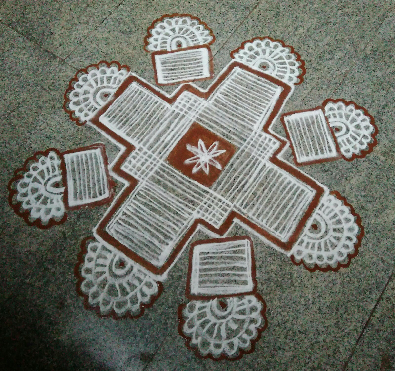 Sudrisht - Kolams & Rangolis: Padi Kolam