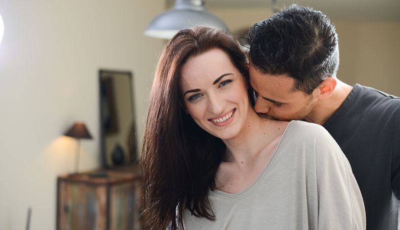 most sensitive part of female to kiss