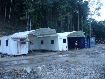 Atap Tenda Membrane and kanopy tenda : Atap tenda Workshop untuk container