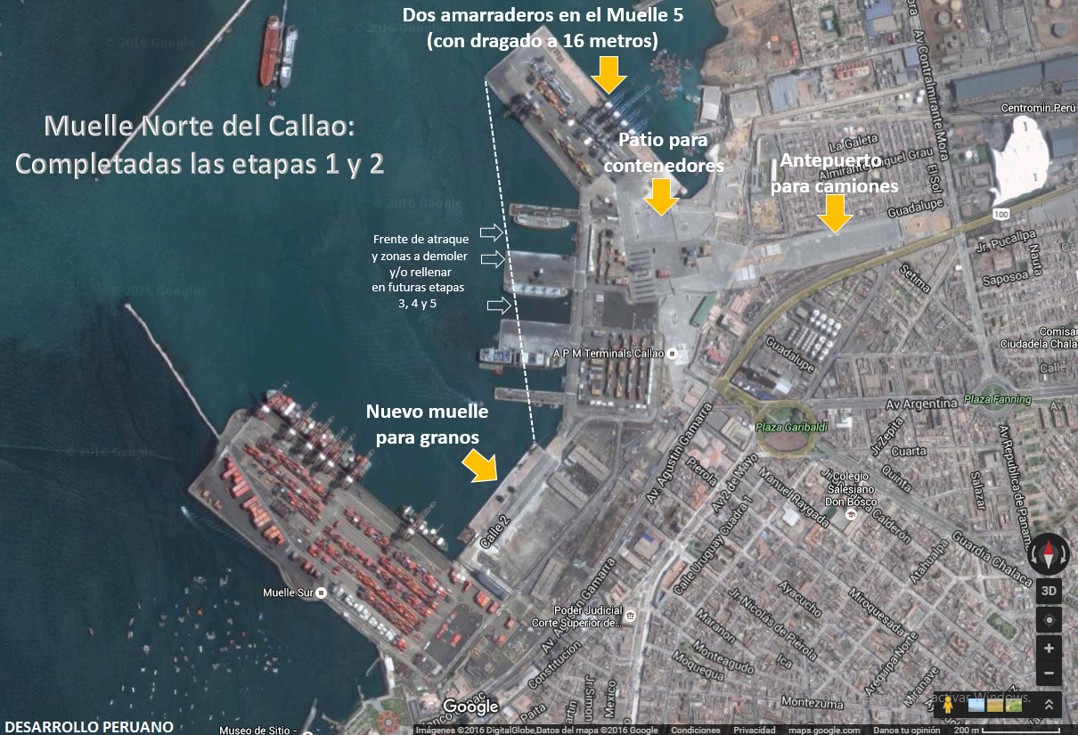 DESARROLLO PERUANO: Concluidas las Etapas I y II del Muelle Norte ...