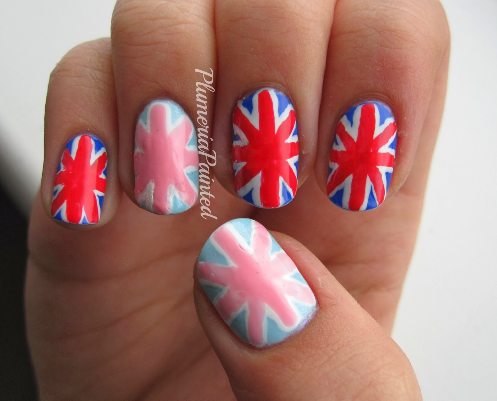 PlumeriaPainted: 31DC2013: Day 28 - Inspired by a flag