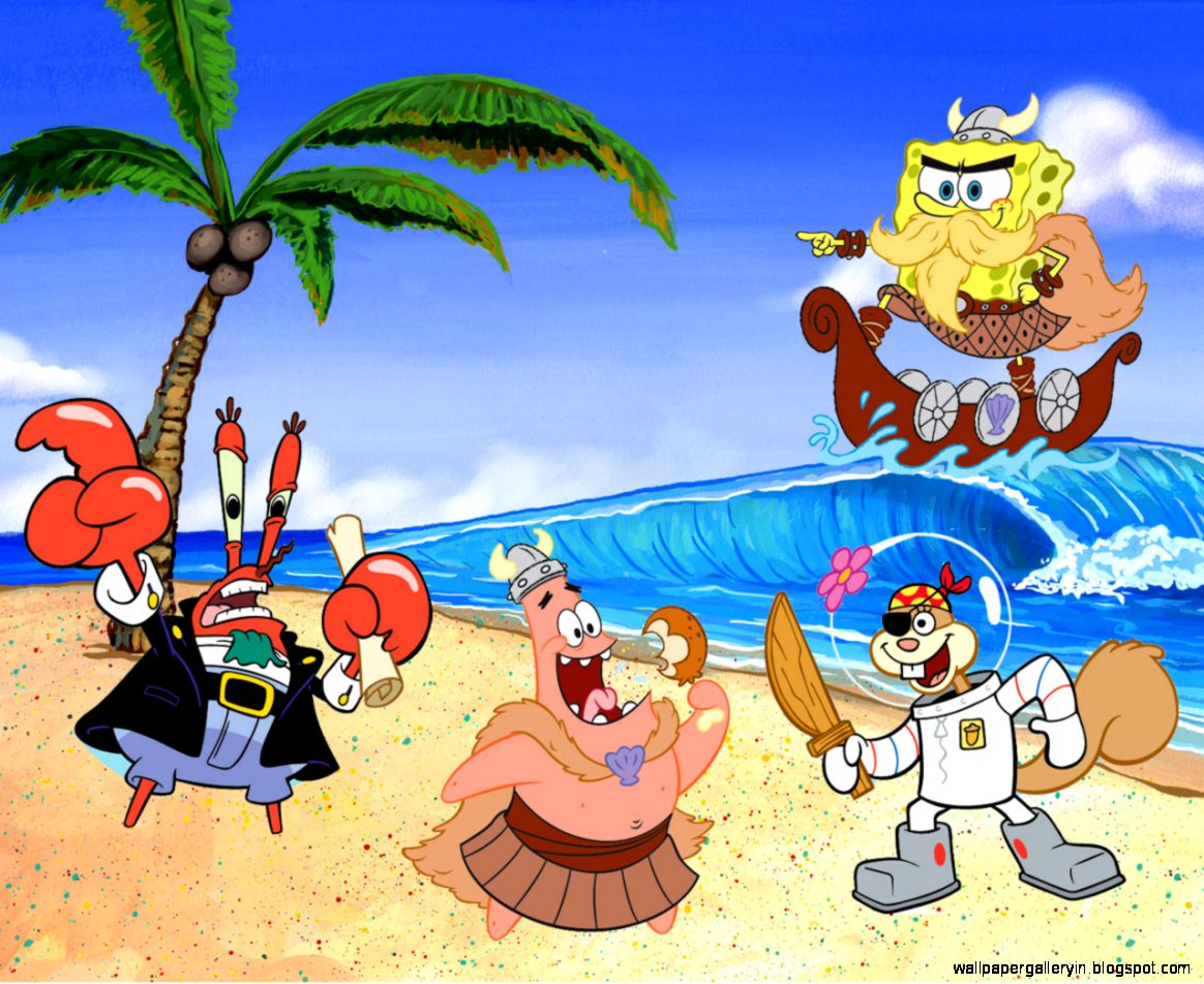 Spongebob Squarepants Beach Hd | High Definitions Wallpapers