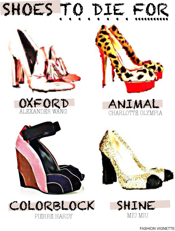 FASHION VIGNETTE: >>STYLE FILE - SHOES TO DIE FOR.....