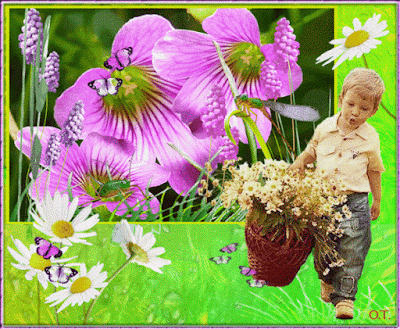 Animowane obrazki lato: Animowane obrazki i gify dzieci latem