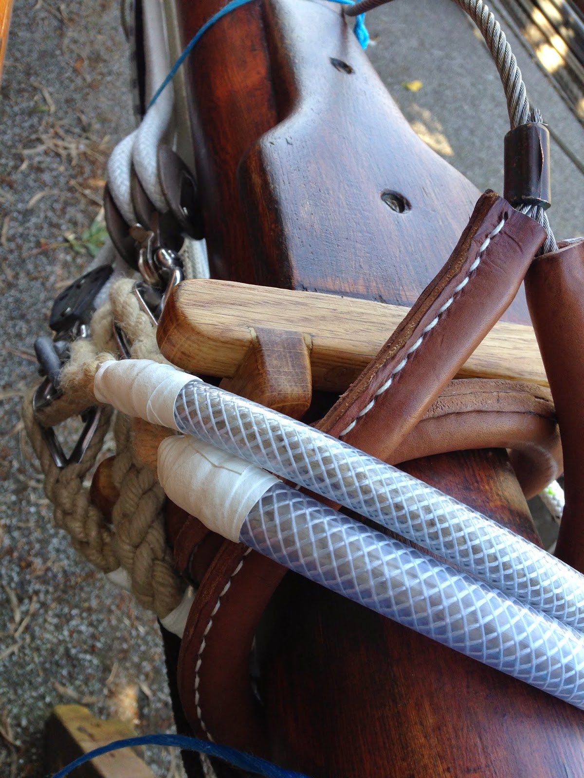 Winter Work on our 20' Heard Mevagissey Tosher: Mast and Rigging for ...