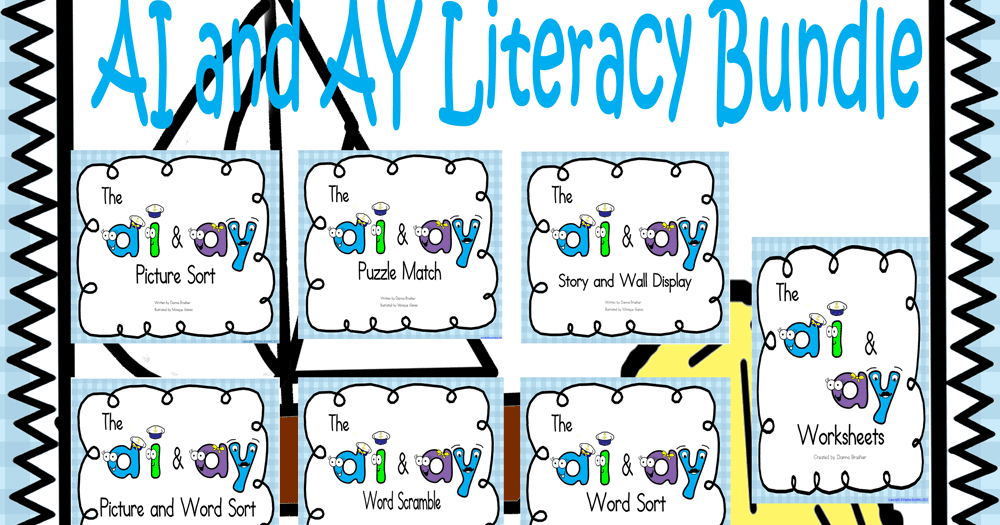Teachers R US: ai ay Story, Printable Story, Wall Signs, and Activity ...