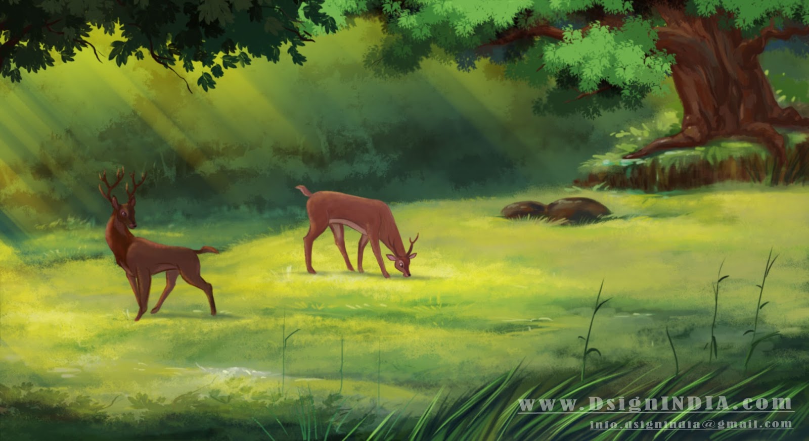 Dsignindia | Design and animation studio: Digital background design for ...