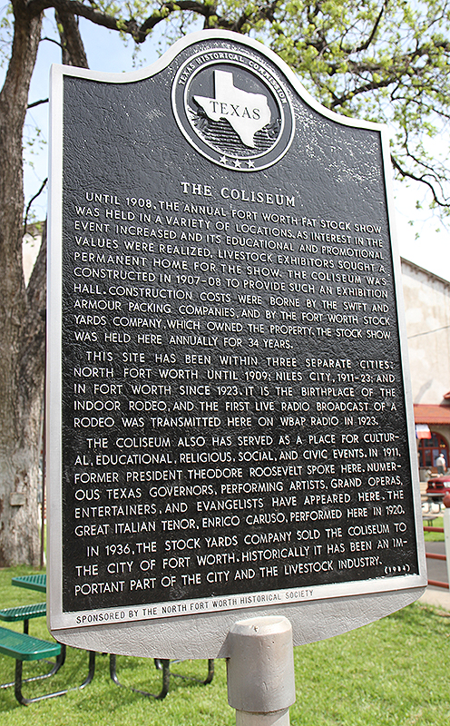 Texas Historical Markers: Cowtown Coliseum