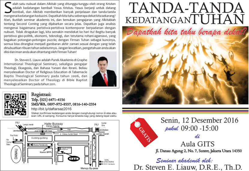 GOD JESUS SAVIOR: Tanda-Tanda Kedatangan TUHAN YESUS