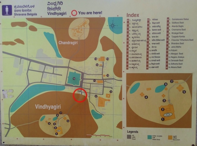 Visiting Bahubali (Gomateshwara) at Vindhyagiri, Shravana Belagola ...