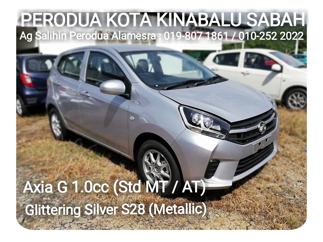 Ringkasan Variasi Kereta Axia dan Senarai Warna Axia 2019