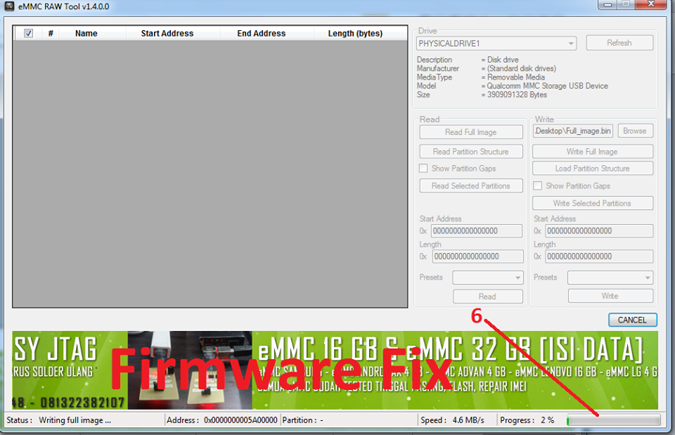 Electronic Hardware Note: Qualcomm Backup And Restore (eMMC Raw Tool v1 ...