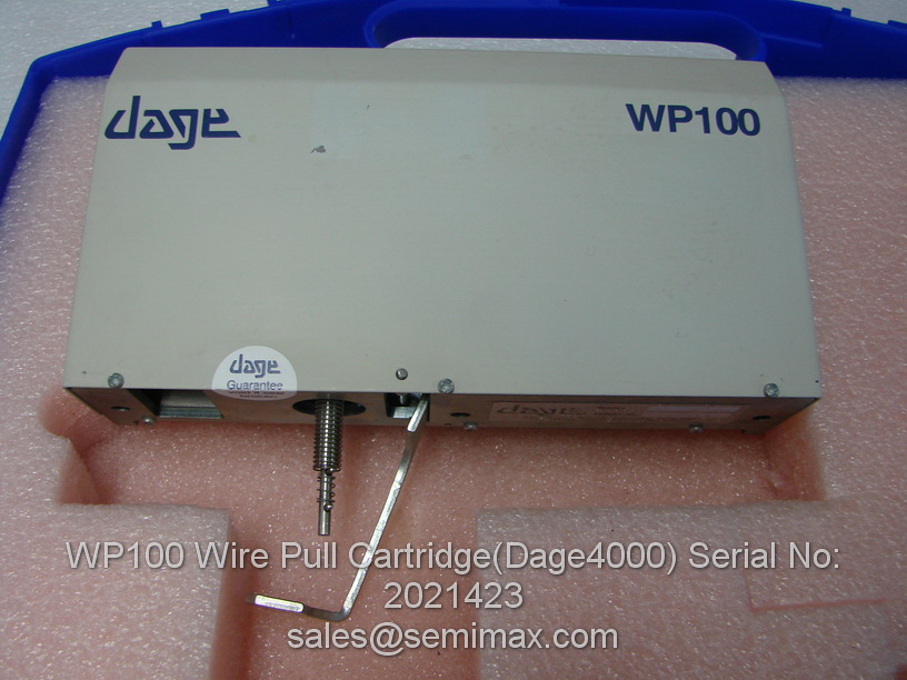 Semiconductor Equipment: WP100 WP 100 Wire Pull Cartridge For Dage 4000 ...