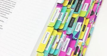 How to make your own Bible tabs - Mixed Media Attic