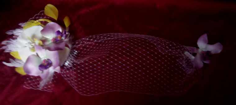 ELLEN MARIE DESIGN: Custom Bridal Headpiece - Couture Orchid Flower ...