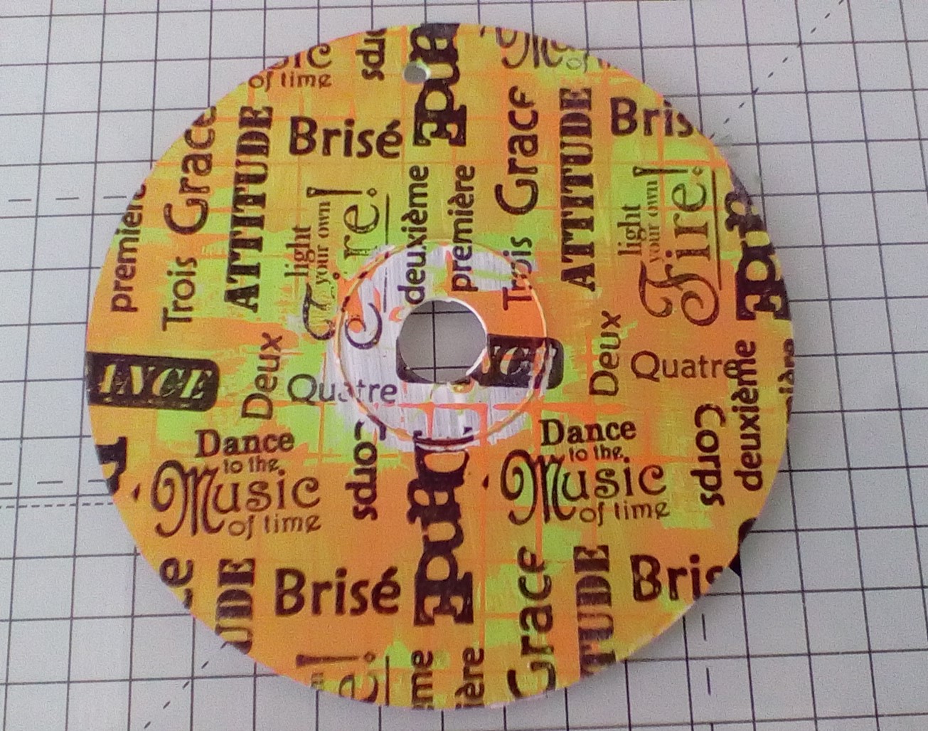 The Artistic Stamper Creative Team Blog: Altered CD by Gemma Hynes