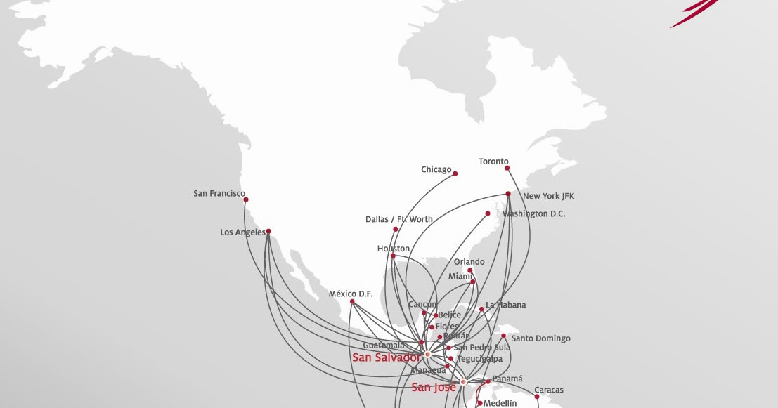 The Timetablist: TACA Airlines Network, 2011