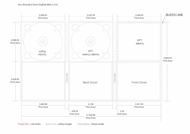 A2 Media : Digipak Template
