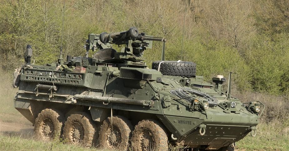 New Stryker armored with CROWS-J Javelin missile turret for US troops ...
