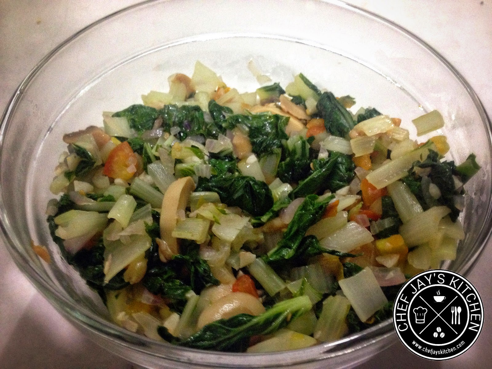 Stir Fried Pechay with Tomatoes and Mushrooms Recipe | Chef Jay's Kitchen