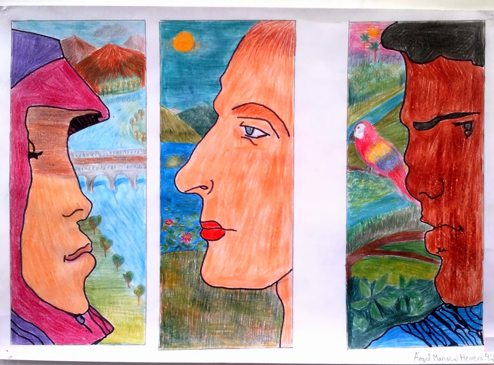 AULA DE DIBUJO: Técnica de los "dibujos invertidos"