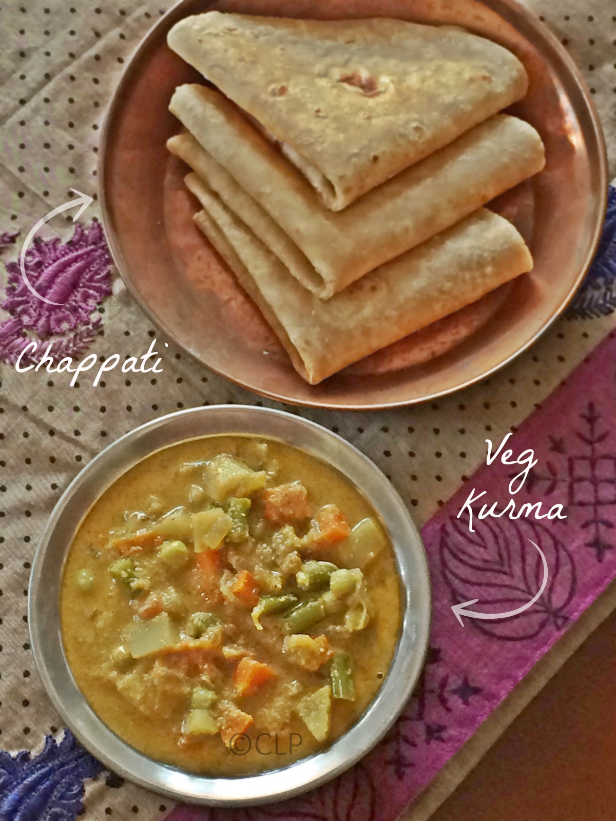 Cook like Priya: Mixed Vegetable Kurma | Hotel Style Chappati Kurma ...