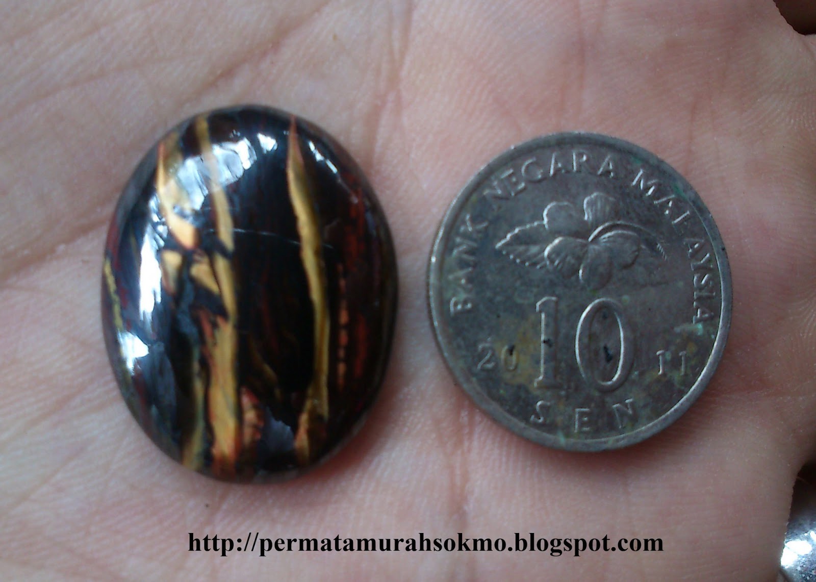 PERMATA MURAH SOKMO: BATU BESI BADAR (TIGER IRON) : SOLD