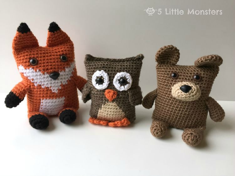 Woodland Crochet Round-Up - Free Crochet Patterns - Maria's Blue Crayon