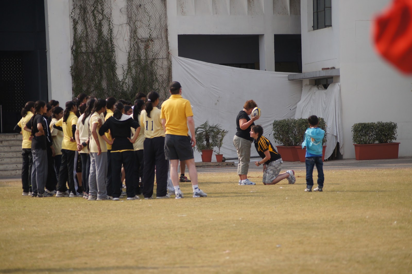 Group Study Exchange D1290 to D3050: Rugby Match at the ICG