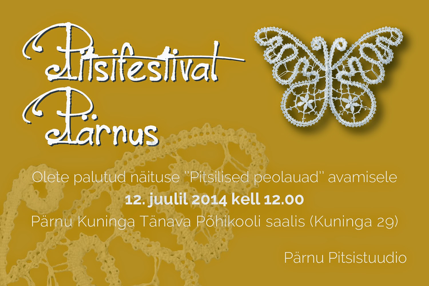 Niplispits: Pärnu pitsifestival, 12.-13. juuli 2014 / Lace festival in ...