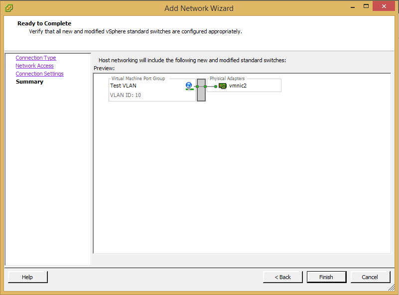 Virtual Networking - Vsphere Standard Switch