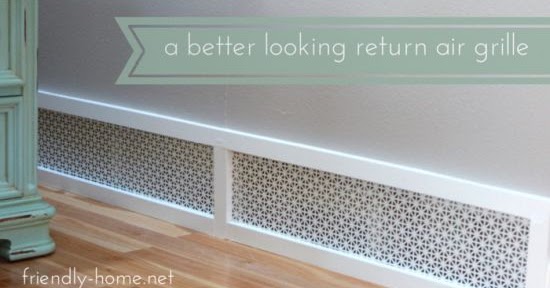 A Better Looking Return Air Grille | Find My DIY