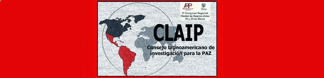 CLAIP Consejo LatinoAmericano de Investigación para la Paz: 2014