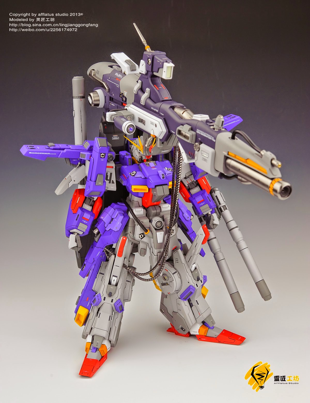 1/72 FA-010S Full Armor ZZ "FAZZ" - Painted Build ~ Gunplanity