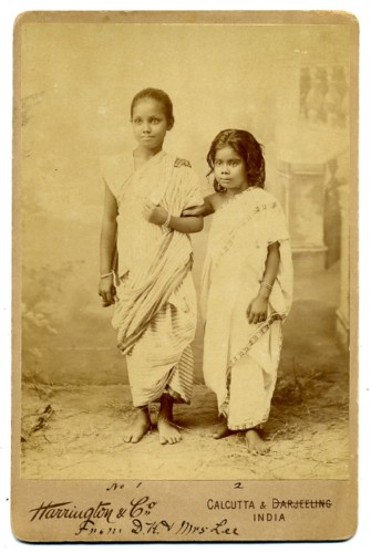 Two Girls - Calcutta (Kolkata) - Old Indian Photos