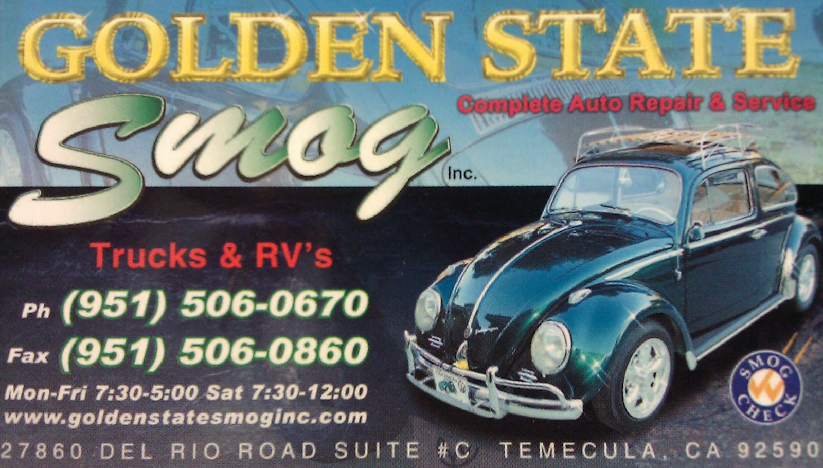 Auto Tips by Golden State Smog