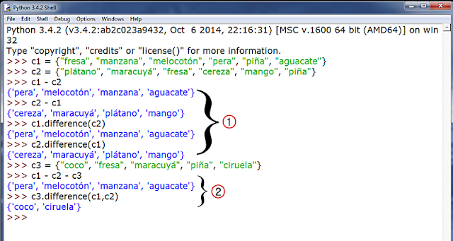 APRENDER A PROGRAMAR CON PYTHON: CONJUNTOS (SET Y FROZENSET)