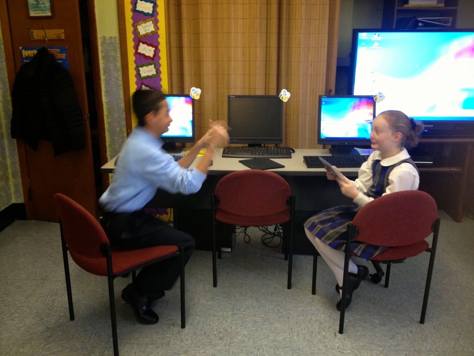 Our Lady of Peace School: 5th Grade Computer Class....