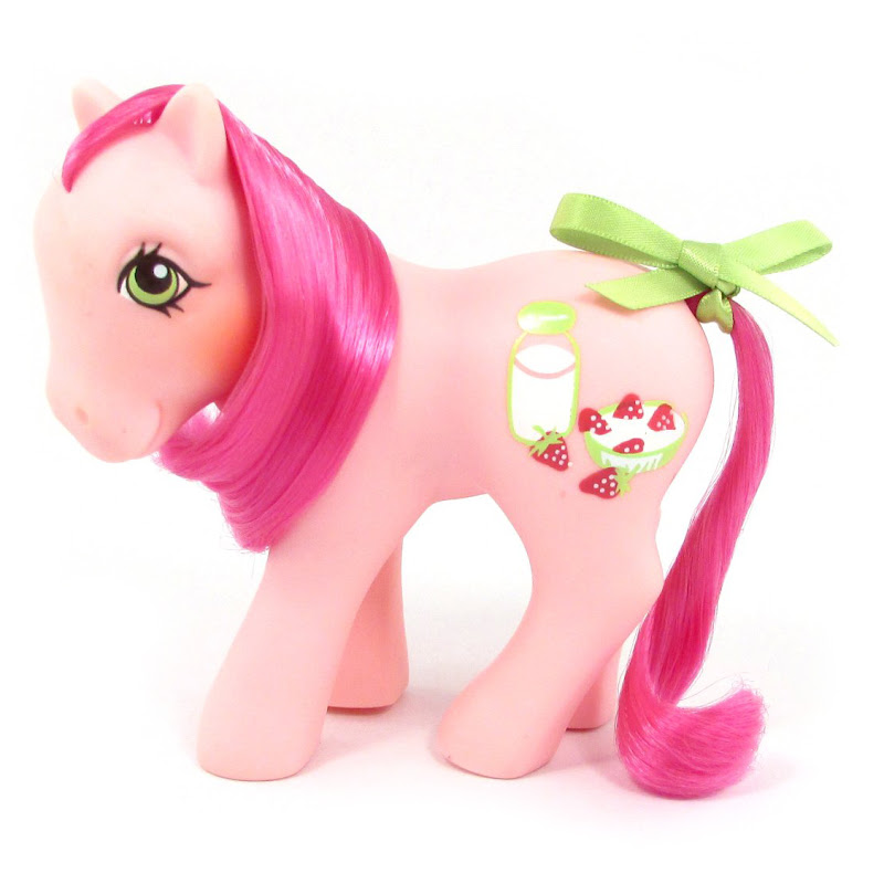 My Little Pony Strawberry Surprise Year Six Sweetberry Ponies G1 Pony ...