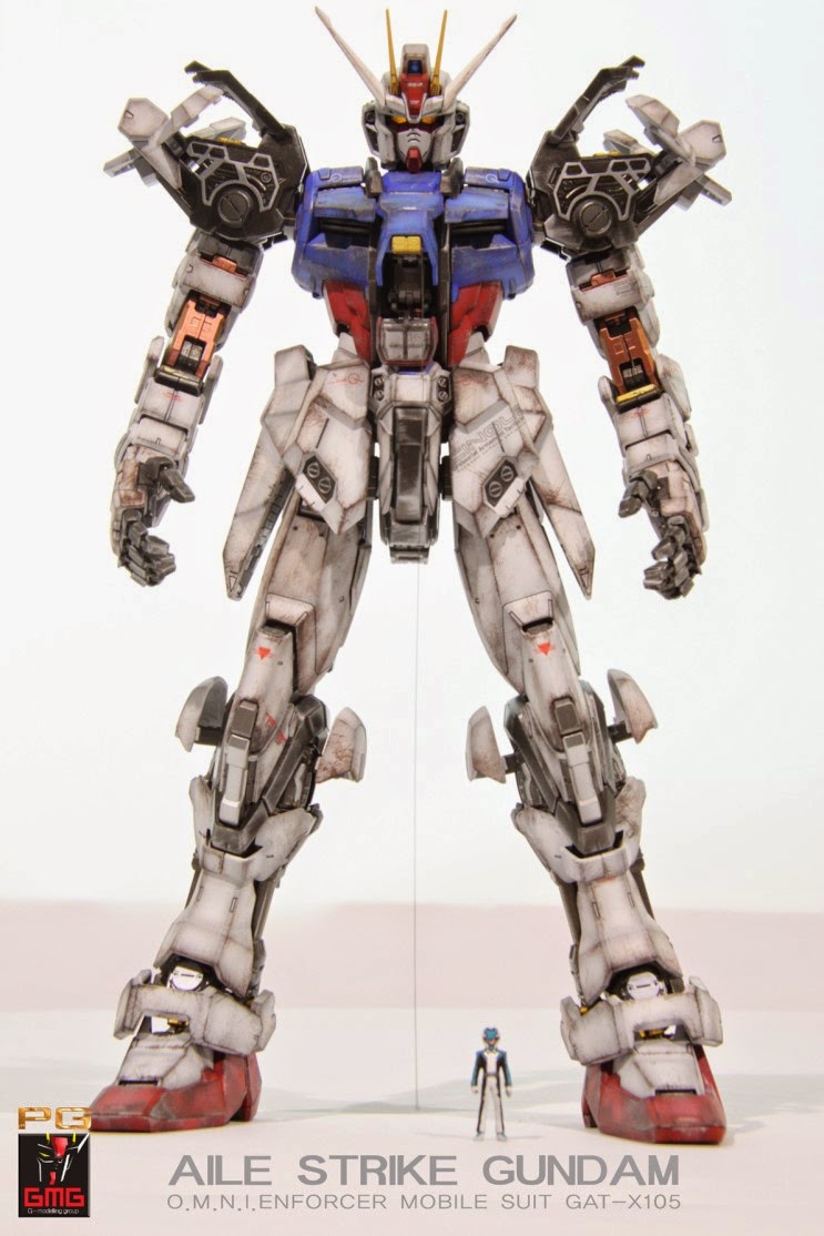 Custom Build: PG 1/60 Strike Gundam (weathering)