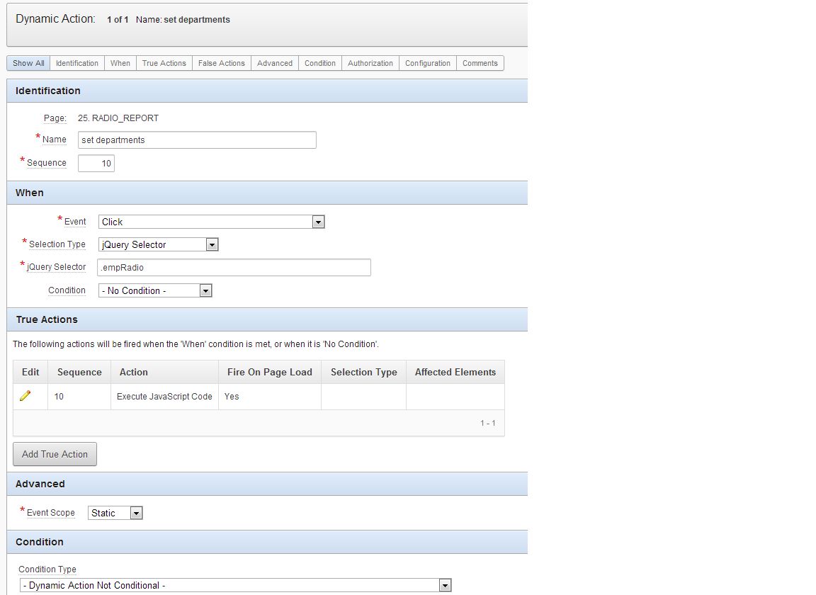 Vincent Deelen: Using radio buttons in an APEX report