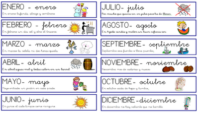 Conéctate al aprendizaje. PRIMER CURSO: MESES DEL AÑO