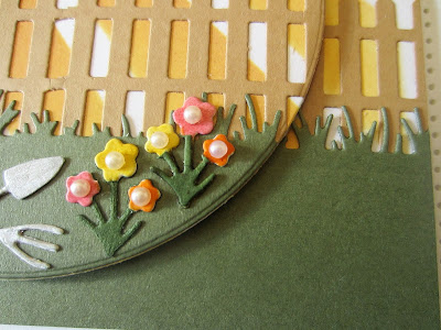 PartiCraft (Participate In Craft): Garden Circle Scene Card