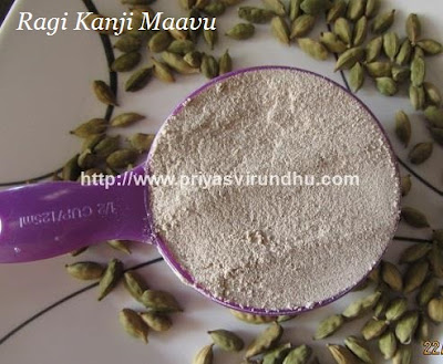 Priya's Virundhu: Ragi Porridge Powder Recipe/Ragi Kanji Maavu ...
