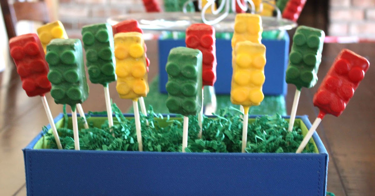 Gourmet Mom on-the-Go: Easy Lego Pops