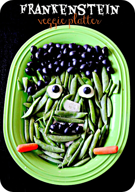 Blue Skies Ahead: Frankenstein Veggie Platter